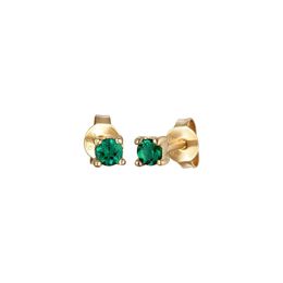 Elli Earrings 'Gr&uuml;n' female Gold size One Size