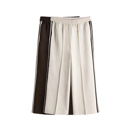 The Set Pants female Brown, White size 10