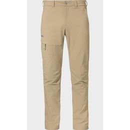 Sch&ouml;ffel Outdoorhose SCH&Ouml;FFEL "Pants Koper1", Herren, Gr. 48, Normalgr&ouml;&szlig;en, beige (4705, beige), Oberstoff: 89% Nylon, 11% Elasthan, Hosen Outdoorhose
