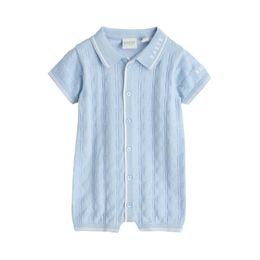 Baker By Ted Baker Romper/Bodysuit boy Blue size 9-12 mths