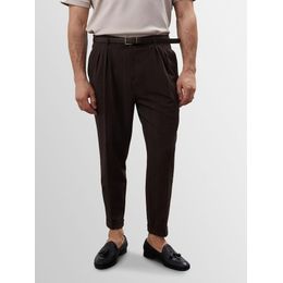 Antioch Bundfaltenhose Herren Gr&ouml;&szlig;e 54 braun / braunmeliert