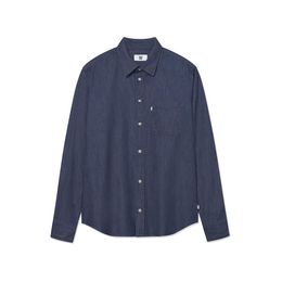 Wood Wood Button Up Shirt 'Adrian' male Blue size XXL