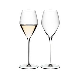 Wei&szlig;weinglas "Sauvignon Blanc Gl&auml;ser Veloce 347 ml 2er Set transparent", bunt (transparent), B:8,6cm H:24,7cm &Oslash;:8,6cm, Glas, RIEDEL THE WINE GLASS COMPANY, Trinkgef&auml;&szlig;e, Wei&szlig;weinglas, Sp&uuml;lmaschinengeeignet