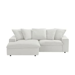 Ecksofa Kini wei&szlig; Ma&szlig;e (cm): B: 230 H: 83 T: 180.0 Sofas > Sofas nach Material > Stoffsofas &raquo; Sofa DE