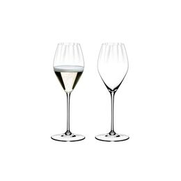 Champagnerglas "Champagnergl&auml;ser Performance 375 ml 2er Set transparent", bunt (transparent), B:8cm H:24,5cm &Oslash;:8cm, Glas, RIEDEL THE WINE GLASS COMPANY, Trinkgef&auml;&szlig;e, Champagnerglas, Sp&uuml;lmaschinengeeignet