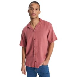 Funktionshemd Quiksilver "Sunrise", Herren, Gr. S, US-Gr&ouml;&szlig;en, burnt russet, Obermaterial: 55% Walkfrottier, 45% Hanf;, Hemden Funktionshemd
