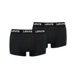 Levi's Trunk LEVI'S "LEVIS MEN REPEAT LOGO TRUNK", Herren, Gr. L, schwarz, Obermaterial: 95% Baumwolle, 5% Elasthan, Unterhosen Trunk