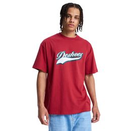 T-Shirt DC Shoes "DC Old Fashion", Herren, Gr. S, brick rot, Obermaterial: 75% Walkfrottier, 25% Walkfrottier;, Shirts T-Shirt