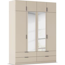 Kleiderschrank Rauch "Dreht&uuml;renschrank Schrank Garderobe Ankleide Schlafzimmer LAGOA", beige (champagner), B:181cm H:235cm T:54cm, Holzwerkstoff, Schr&auml;nke, Kleiderschrank, ger&auml;umige Schubladen, 3 Breiten, optional mit Aufsatz MADE IN GERMANY
