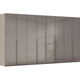 Dreht&uuml;renschrank Rauch "Kleiderschrank Schrank Garderobe W&auml;scheschrank BESTSELLER MONTCLAR", fango, glas fango, griffe fango, B:400cm H:223cm T:60cm, Holzwerkstoff, Schr&auml;nke, Dreht&uuml;renschrank, Front in Glas/Hochglanz/Dekor/Grauspiegel in 5 Breiten MADE IN GERMANY