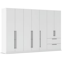 Kleiderschrank Rauch "Dreht&uuml;renschrank Schrank Garderobe W&auml;scheschrank Schlafzimmer AVOLA", wei&szlig; (alpinwei&szlig;), B:315cm H:229cm T:54cm, Holzwerkstoff, Schr&auml;nke, Kleiderschrank, mit hochwertigen Stangengriffen aus Metall in Schwarz MADE IN GERMANY