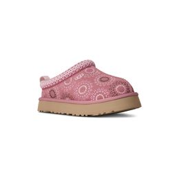 UGG Australia Clog UGG "TAZZ SUN STITCH", M&auml;dchen, Gr. 13 (31), pink, Veloursleder, Schuhe Clog, Schlupfschuh, Mule mit trendiger Stickerei