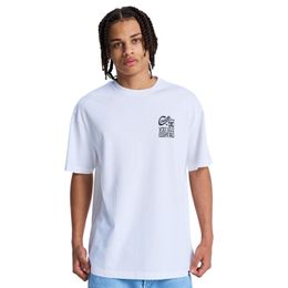 T-Shirt DC Shoes "Knotted", Herren, Gr. XL, wei&szlig;, Obermaterial: 75% Walkfrottier, 25% Walkfrottier;, Shirts T-Shirt