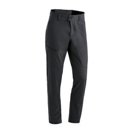 Outdoorhose Maier Sports "Nil Loop", Herren, Gr. 48, Normalgr&ouml;&szlig;en, schwarz, 100& Polyester, Hosen Outdoorhose, Herren Wanderhose, atmungsaktive Funktionshose, Regular Fit