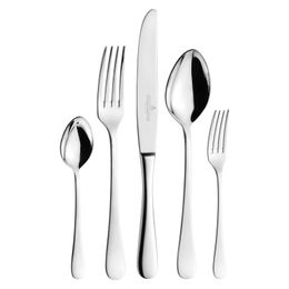 Besteck-Set "Tafelbesteck Charisma 30er Set silber", silber, 30 tlg., PICARD & WIELP&Uuml;TZ SOLINGEN, Essbesteck-Sets, Besteck-Set, Sp&uuml;lmaschinengeeignet