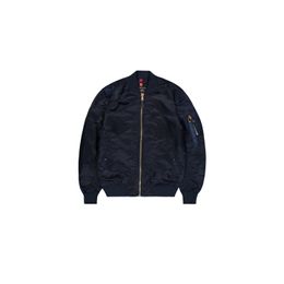 Bomberjacke Alpha Industries "MA-1 VF Light", Herren, Gr. XS, blau (rep blau, gold), Obermaterial: 100% Nylon, Futter: 100% Nylon, Jacken Bomberjacke