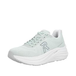 Plateausneaker RIEKER SPORT, Damen, Gr. 41, mint, Textil, unifarben, Schuhe Plateausneaker, Freizeitschuh, Halbschuh, Schn&uuml;rer mit leichter Laufsohle