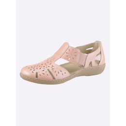Slipper CLASSIC, Damen, Gr. 39, ros&eacute;, Glattleder, Leder, Basic, Schuhe Slipper