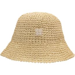 Sonnenhut Chillouts "Riga Hat", Damen, Gr. XS, beige (natural), Kunstfaser, unifarben, H&uuml;te Sonnenhut, Boho-Hut aus Papierstroh mit knautschbarem Design