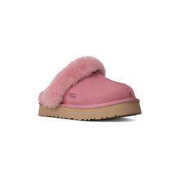 UGG Australia Clog UGG "DISQUETTE", M&auml;dchen, Gr. 4 (36), pink, Lammfell, Veloursleder, Schuhe Clog, Pantoffel, Homeslipper mit weichem Fu&szlig;bett