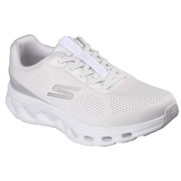 Slip-On Sneaker Skechers "GO WALK GLIDE-STEP 2.0", Herren, Gr. 41, wei&szlig;, Synthetik, Textil, Schuhe Slip-On Sneaker, Sportschuh, Freizeitsneaker, Halbschuh in veganer Verarbeitung