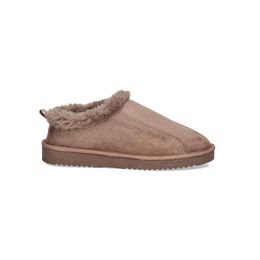 O`Neill Hausschuh O'NEILL "TAMMY WOMEN SLIP-ON", Damen, Gr. 36, warm taupe, Textil, Schuhe Hausschuh, Homeslippers, Pantoffel, Clog mit Fell