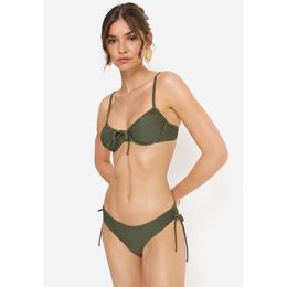 LSCN BY LASCANA B&uuml;gel-Bikini-Top 'Gina' gr&uuml;n Gr. 40 Cup D. Mit B&uuml;gel. Nachhaltig.