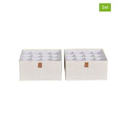 STORE IT! STORE IT 2er-Set: Organizer in Creme - (B)30 x (H)15 x (T)30 cm - 14% | Kisten-koerbe