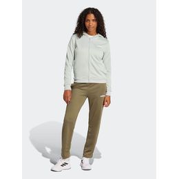 Adidas 2tlg. Outfit in Khaki/ Gr&uuml;n - 53% | Gr&ouml;&szlig;e XS | Damen-sweatshirts-jacken
