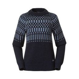 Bergans Wollpullover "Nordmarka" in Dunkelblau/ Hellblau - 13% | Gr&ouml;&szlig;e M | Damen-pullover-cardigans