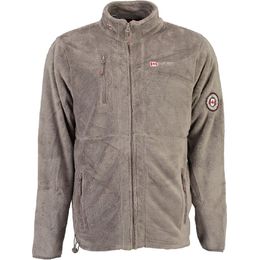 ANAPURNA Fleecejacke "Utah" in Taupe - 62% | Gr&ouml;&szlig;e M | Herren-pullover-sport