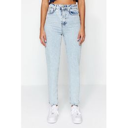 Trendyol Jeans - Mom fit - in Hellblau - 42% | Gr&ouml;&szlig;e 36 | Damenjeans