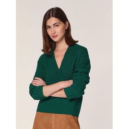 Rodier Wollpullover in Gr&uuml;n - 64% | Gr&ouml;&szlig;e L | Damen-pullover-cardigans
