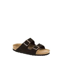 Birkenstock Leder-Pantoletten "Arizona" in Braun - 10% | Gr&ouml;&szlig;e 40 | Damen-pantoletten