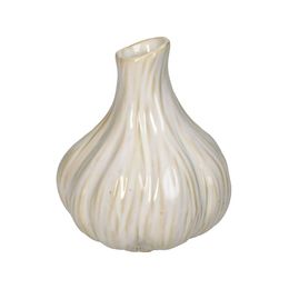 Kersten Vase "Garlic" in Creme - (B)10 x (H)11 x (T)9,7 cm - 16% | Kerzen-vasen