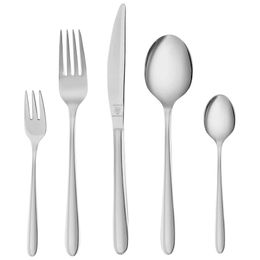 Justinus Besteckset Monza, Edelstahl, Metall, 30-teilig, rostfrei, Essen & Trinken, Besteck, Besteck-Sets