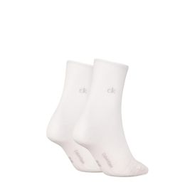 Calvin Klein Jeans Herren Socken &raquo;CK WOMEN SHORT SOCK 2P ROLL TOP&laquo; 2 Paar wei&szlig; 39-42