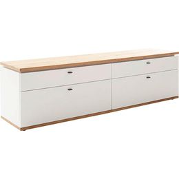 MCA furniture Lowboard &raquo;Matadi Lowboard&laquo; 1 Stk. tlg. Lowboard,TV-Schrank,Wei&szlig;,Holzabsetzung,Schubk&auml;sten,B: 210cm wei&szlig; Spanplatte