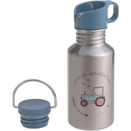 L&auml;ssig L&auml;ssig Kinder L&Auml;SSIG Trinkflasche &raquo;Adventure, Tractor&laquo; blau