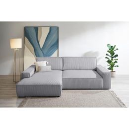 Home Affaire &raquo;NEU: SHERWOOD XXL 284, Big-Sofa L-Form, tiefe Sitzfl&auml;che 95 cm, Cord&laquo; Recamiere rechts/links, als Schlafsofa stellbar, Cord u. 