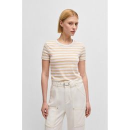BOSS Orange Damen BOSS Orange &raquo;Esla Striped Premium Damenmode&laquo; Premium Damenmode, im gestreiften Design beige S