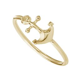 CAI Ca&iuml; Damen CA&Iuml; Fingerring &raquo;925/- Silber vergoldet Anker&laquo;