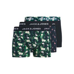 Jack & Jones Jack & Jones Herren Trunk &raquo;JACFLAMINGO FLOWER TRUNKS 3 PACK SN&laquo; Packung, 3 Stk. M, 3 Stk.