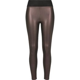 Urban Classics Damen Urban Classics Leggings &raquo; Damen Ladies Faux Leather High Waist Leggings&laquo; XL, US-Gr&ouml;&szlig;en