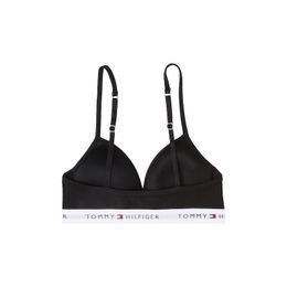 Tommy Hilfiger Underwear Kinder Triangel-BH mit Logoschriftzug schwarz 164/170, N-Gr