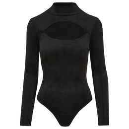 Urban Classics Damen Urban Classics Body &raquo; Damen Ladies Velvet Cut-Out Turtleneck Body&laquo; 4XL, US-Gr&ouml;&szlig;en