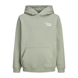 Jack & Jones Jack & Jones Junior Jungen Kapuzensweatshirt &raquo;JORNORREBRO TYPO BACK SWEAT HOOD SN JNR&laquo;, Baumwollmischung, relaxed fit, Langarm 176