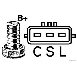 Herth+Buss JAKOPARTS Generator J5111115 14V 150A f&uuml;r MITSUBISHI NISSAN A003TJ0781AE A3TJ0781ZE A3TJ0781