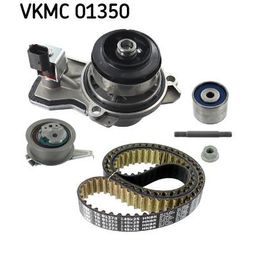 SKF Wasserpumpe + Zahnriemensatz VKMC 01350 f&uuml;r MITSUBISHI SKODA VW SEAT AUDI FORD MAN N10762501 N01508315 038109454A