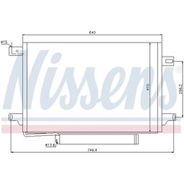 NISSENS Kondensator, Klimaanlage 940054 f&uuml;r MERCEDES-BENZ 0018300370 A0018300370 0008308670